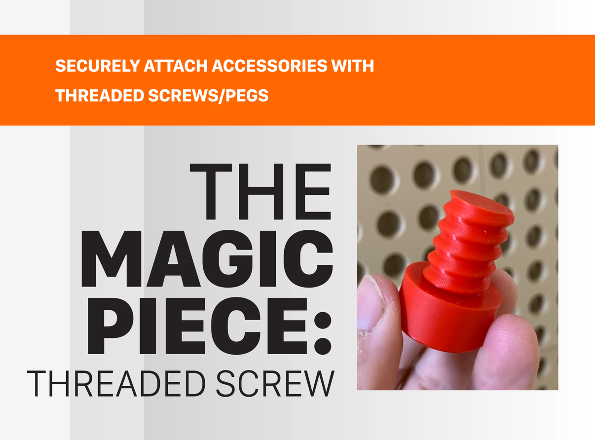 Thread Boards Complete Bundle | Threaded Peg Board STLs – 3D Printer ...