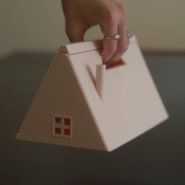 A-Frame Dollhouse, Fold-n-Go A Frame Doll house, Dollcabin, Minimal Do ...