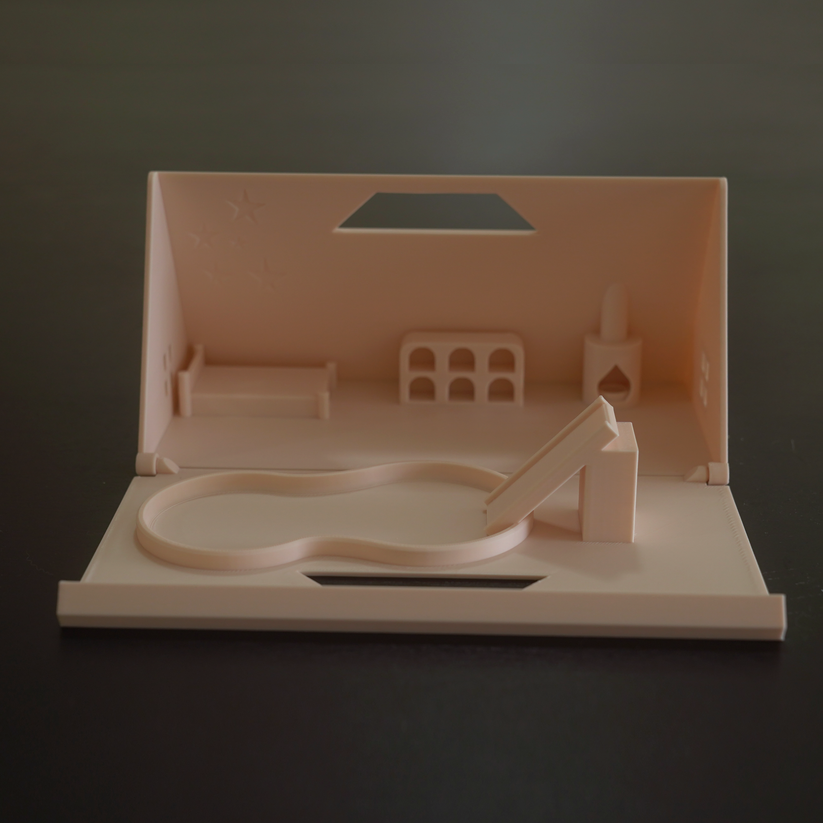 A-Frame Dollhouse, Fold-n-Go A Frame Doll house, Dollcabin, Minimal Do ...