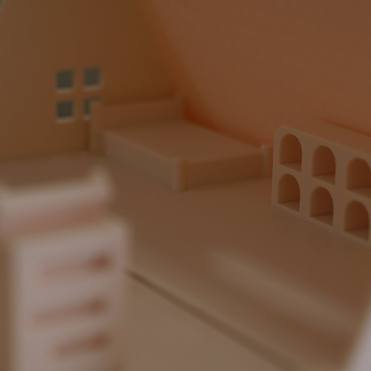 A-Frame Dollhouse, Fold-n-Go A Frame Doll house, Dollcabin, Minimal Do ...