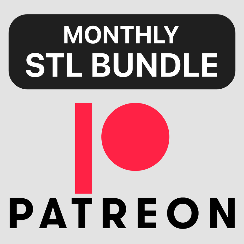 Patreon Bundle (New STLs Monthly) – 3D Printer Academy